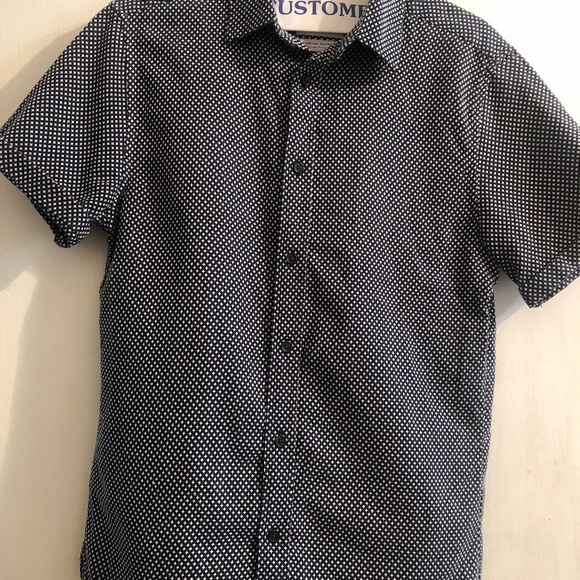 Goodfellow & Co | Shirts | Good Fellow Co Navy White Crisscross ...
